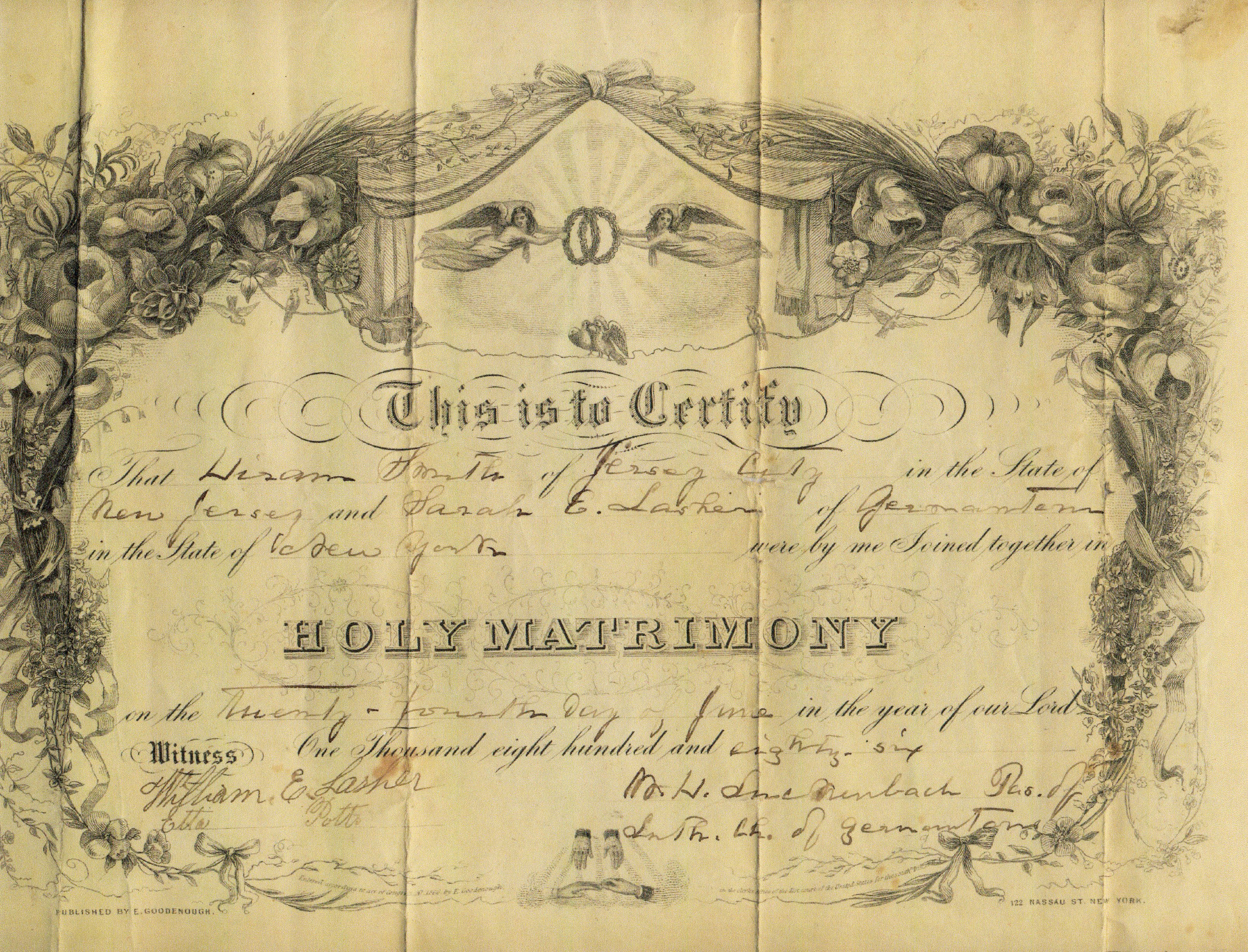The Family of Hiram Smith of Germantown